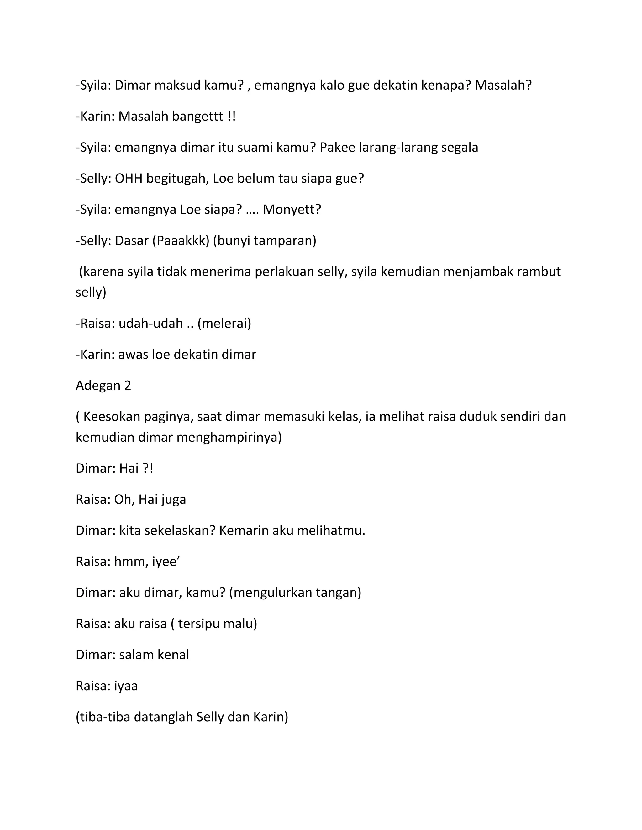 Tugas drama | DOCX