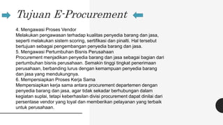 Tugas e procurement kelompok 4 | PPTX