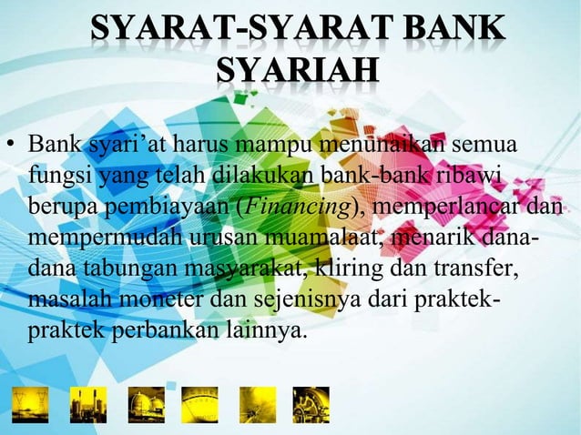 karakteristik bank syariah | PPTX
