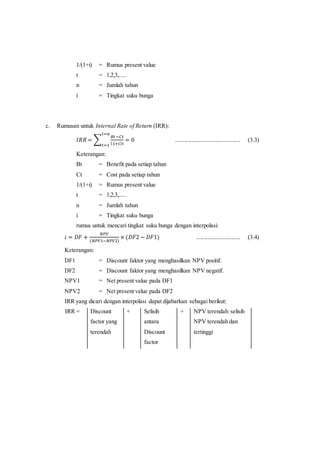 Tugas ekonomi teknik r1 | DOCX