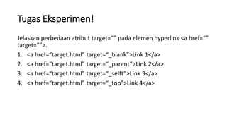 Tugas Pemrograman Web dan Perangkat Bergerak | PPTX