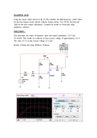 Soal dan Penyelesaian Bab 16 Efek Frekuensi (Electronics Principles ...