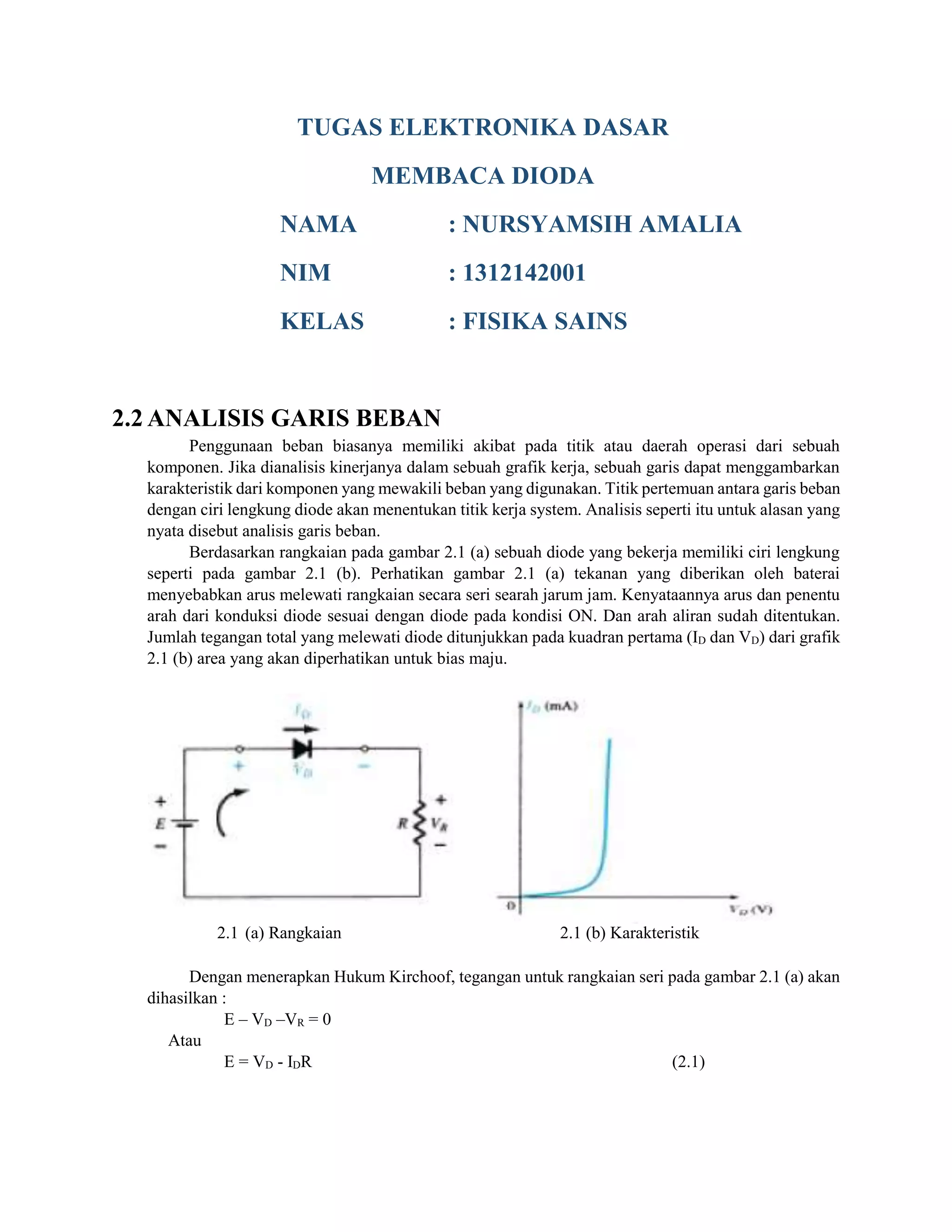 Tugas elektronika membaca dioda | PDF