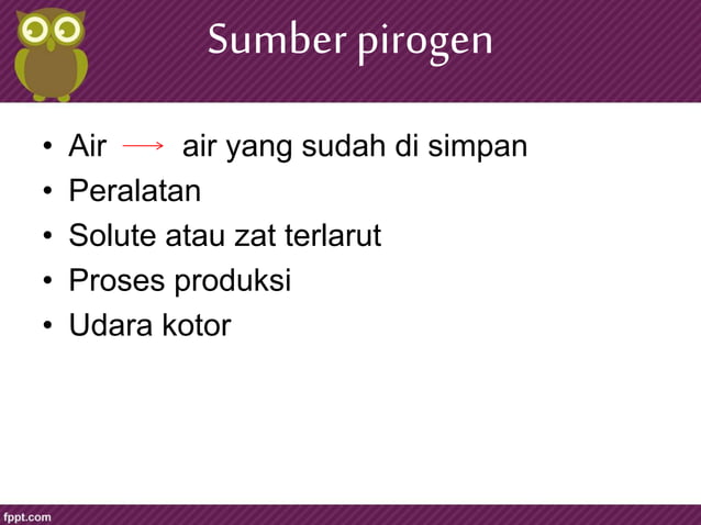 endotoksin dan pirogen | PPTX