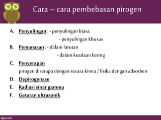 endotoksin dan pirogen | PPT