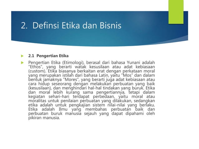 Tugas etika bisnis ppt | PPTX