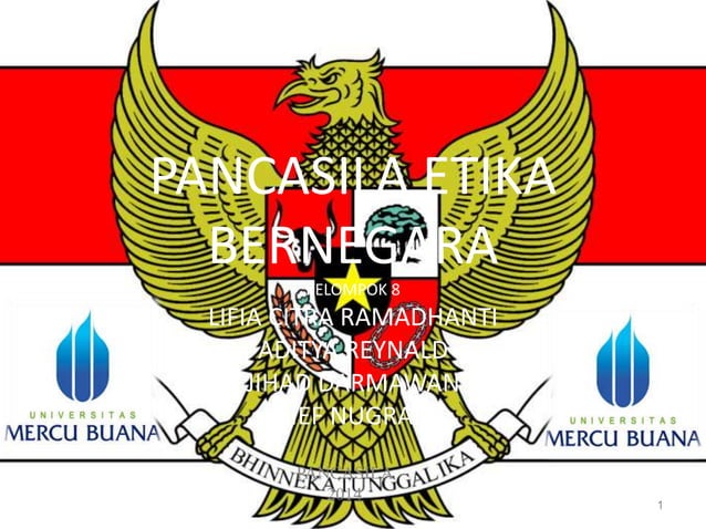 PANCASILA ETIKA BERNEGARA | PPTX