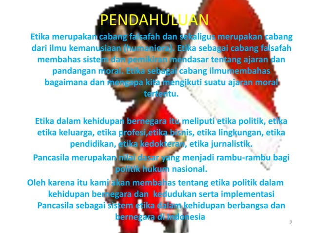 PANCASILA ETIKA BERNEGARA | PPTX