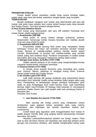 Tugas evolusi hikmah | DOCX