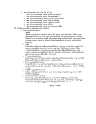 TUGAS FARMASI FISIKA DIFUSI DAN DISOLUSI | PDF