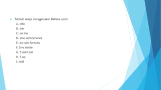 Tugas Farmasi Kedokteran cair.pptx