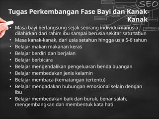 Tugas Fase Perkembangan pada peserta didik | PPTX