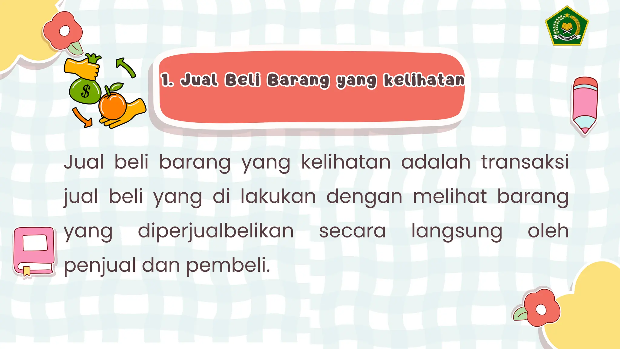 Materi pembelajaran fikih tentang macam macam jual beli | PDF