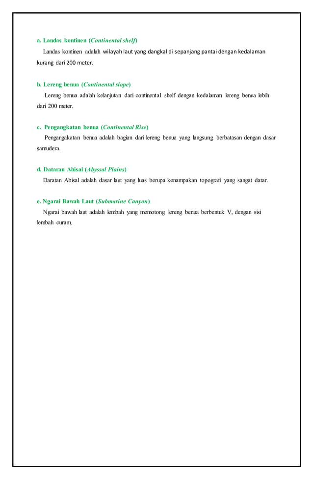 Laut berdasarkan Proses terjadinya | DOCX