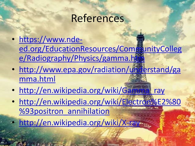 gamma rays | PPTX | Physics | Science