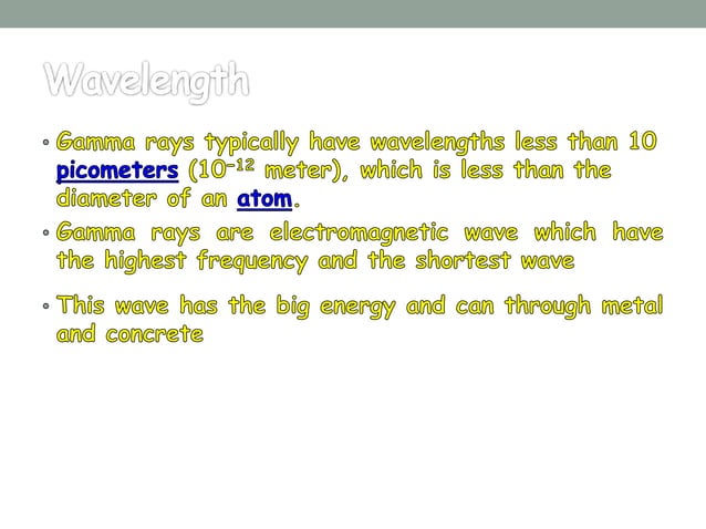 gamma rays | PPTX | Physics | Science
