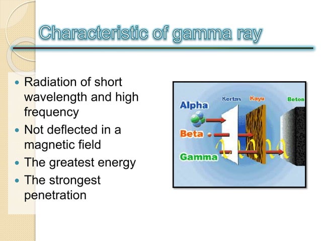 gamma rays | PPTX | Physics | Science