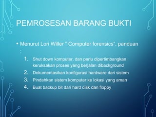 Penanganan Insiden Forensik | PPT