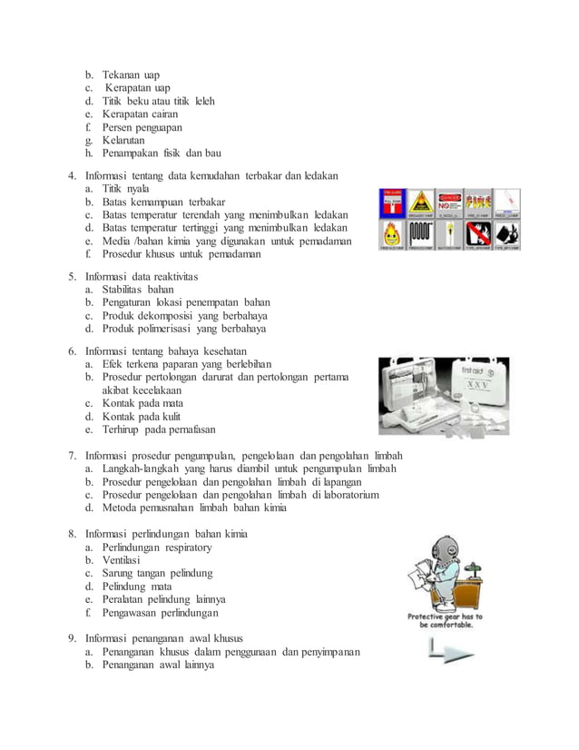 MSDS, CA,CO, Tanda" dalam Farmasi | DOCX