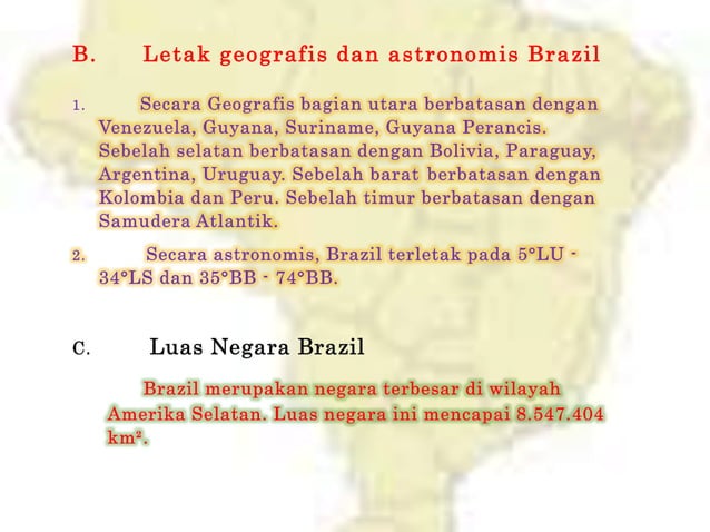 NEGARA BRAZIL | PPTX