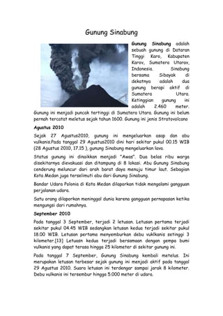 Gunung Meletus | DOCX