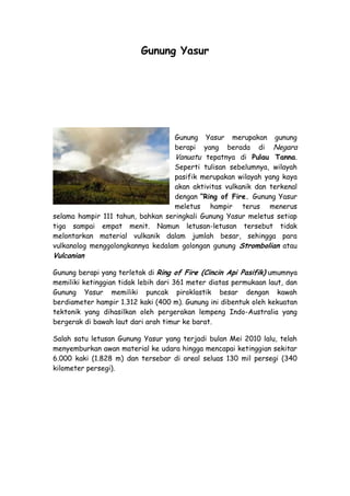 Gunung Meletus | DOCX