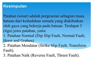 BAB 3 (Geologi Struktur) | PPTX