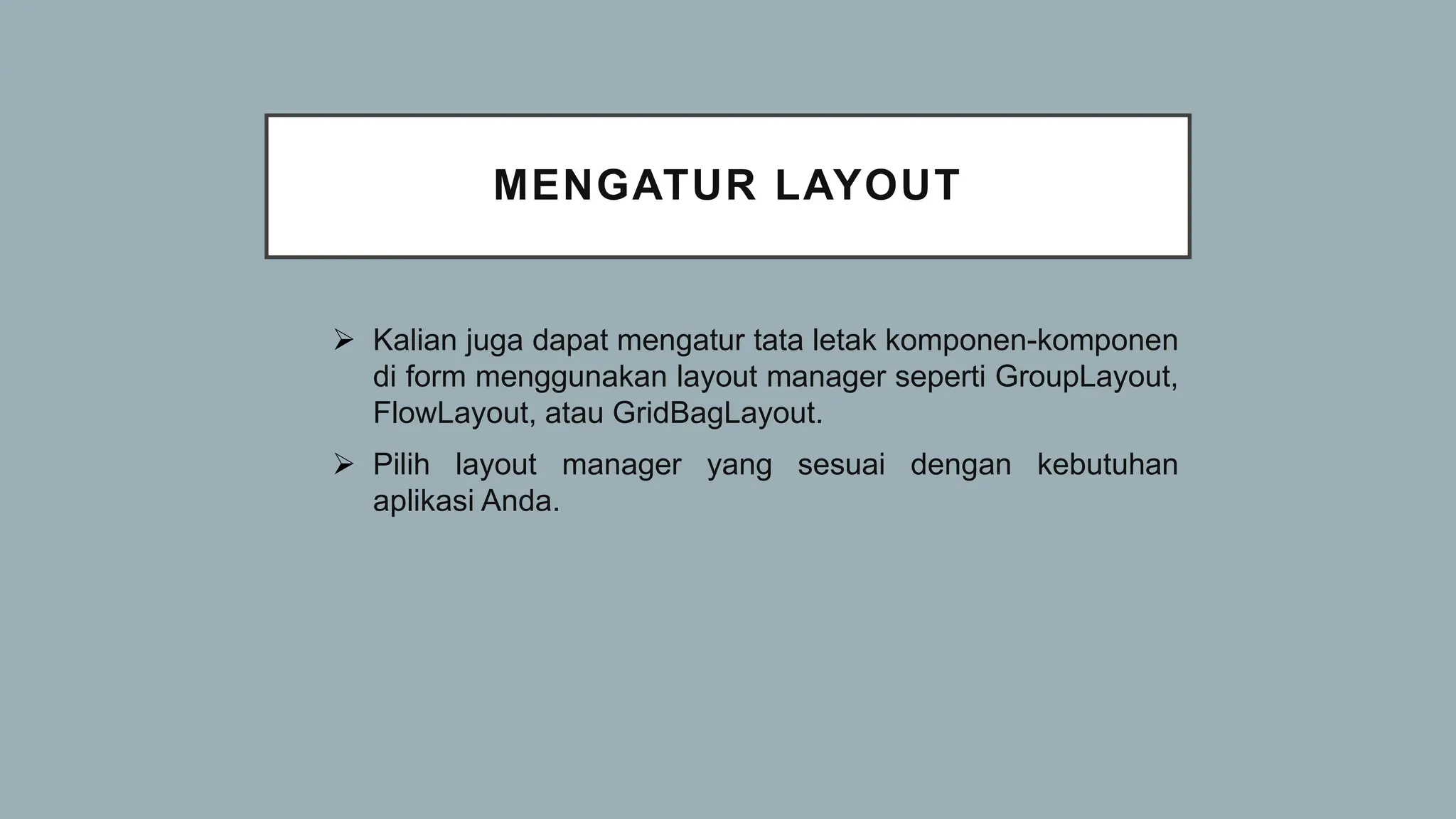 tugas PBO Langkah-Langkah Pembuatan Program GUI JForm.pptx