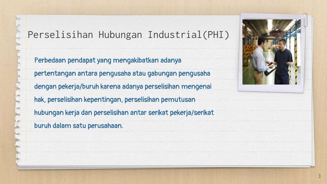 Penyelesaian Perselisihan Hubungan Indusrial | PPTX