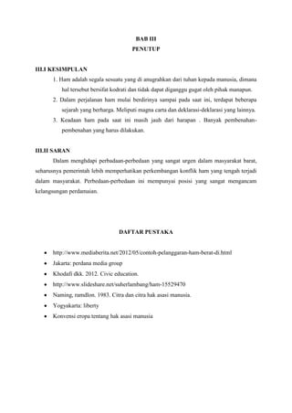 HUKUM DAN HAM | DOCX
