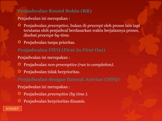 penjadwalan proses | PPT