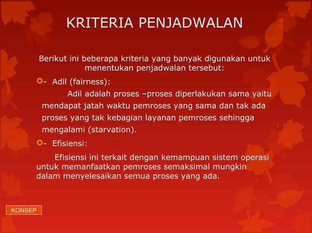 penjadwalan proses | PPT