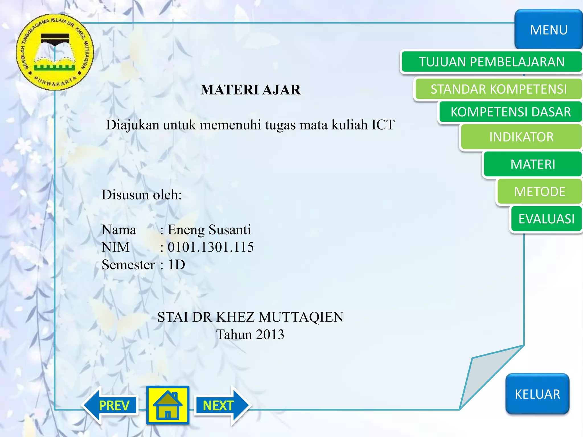 contoh pop-up ICT | PPT