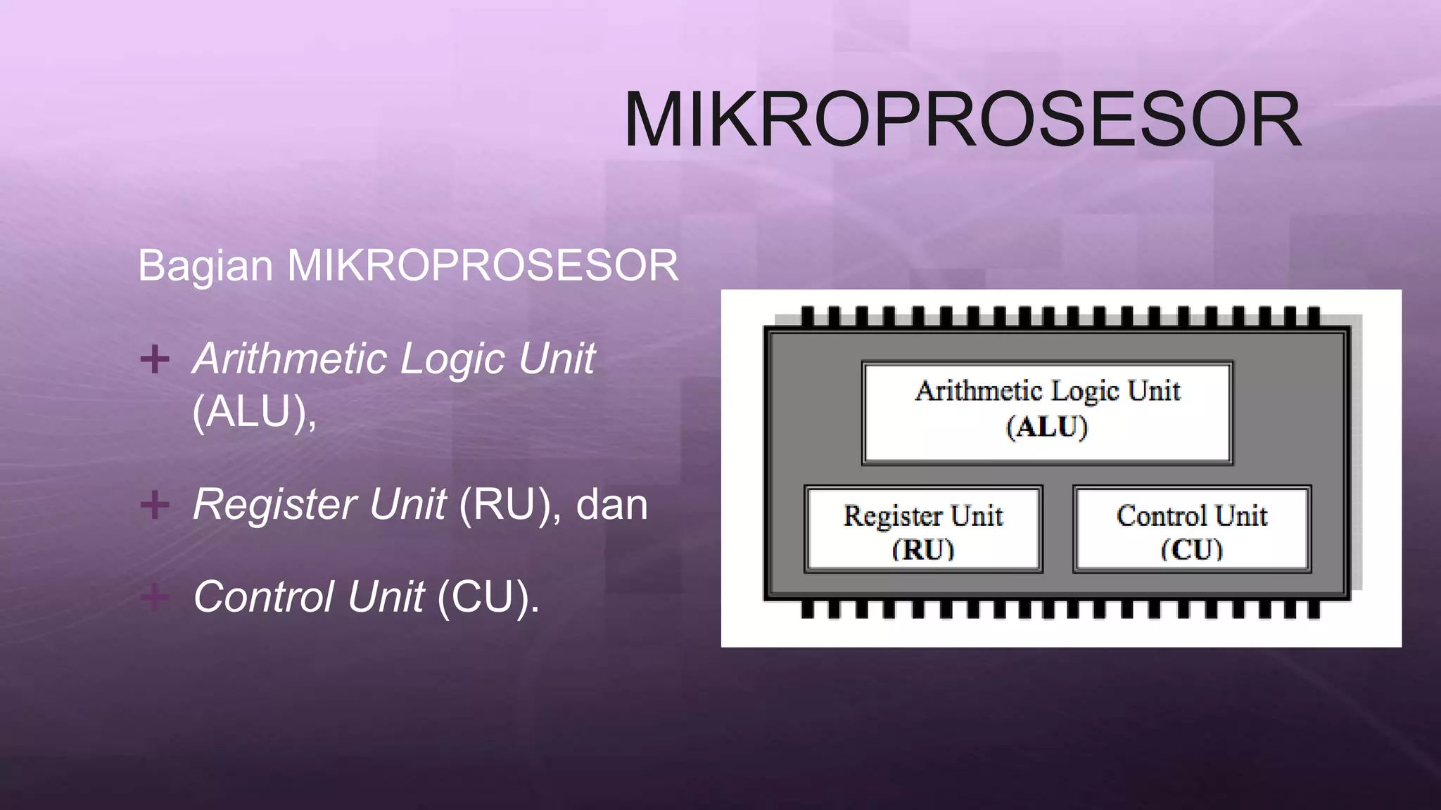 Perbedaan Mikroprosesor dan Mikrokontroler | PPTX