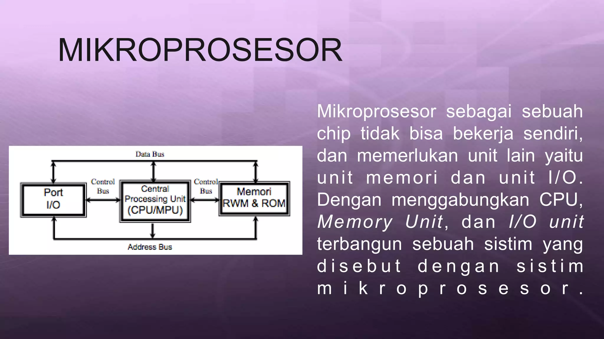 Perbedaan Mikroprosesor dan Mikrokontroler | PPTX
