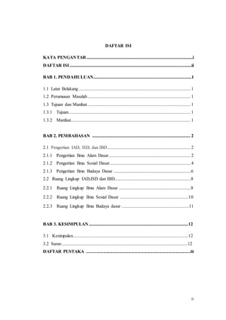 Tugas Ilmu Sosial Dasar 1 | PDF