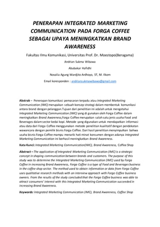 TUGAS IMC Forga Coffee.docx