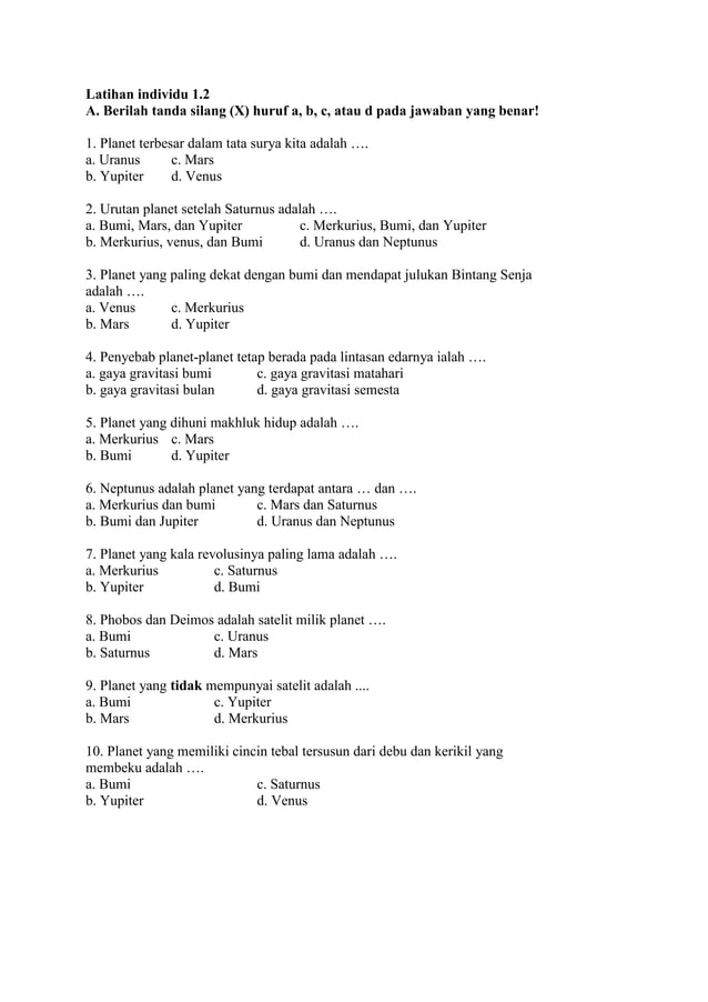 Tugas individu 1 | PDF