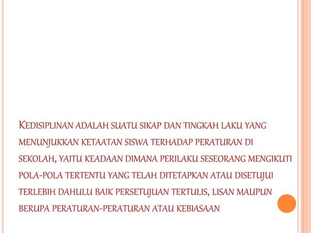 kedisiplinan | PPT