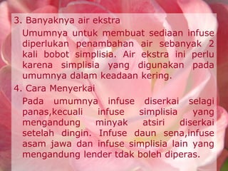 FARMAKOGNOSI Tugas infusa | PPTX