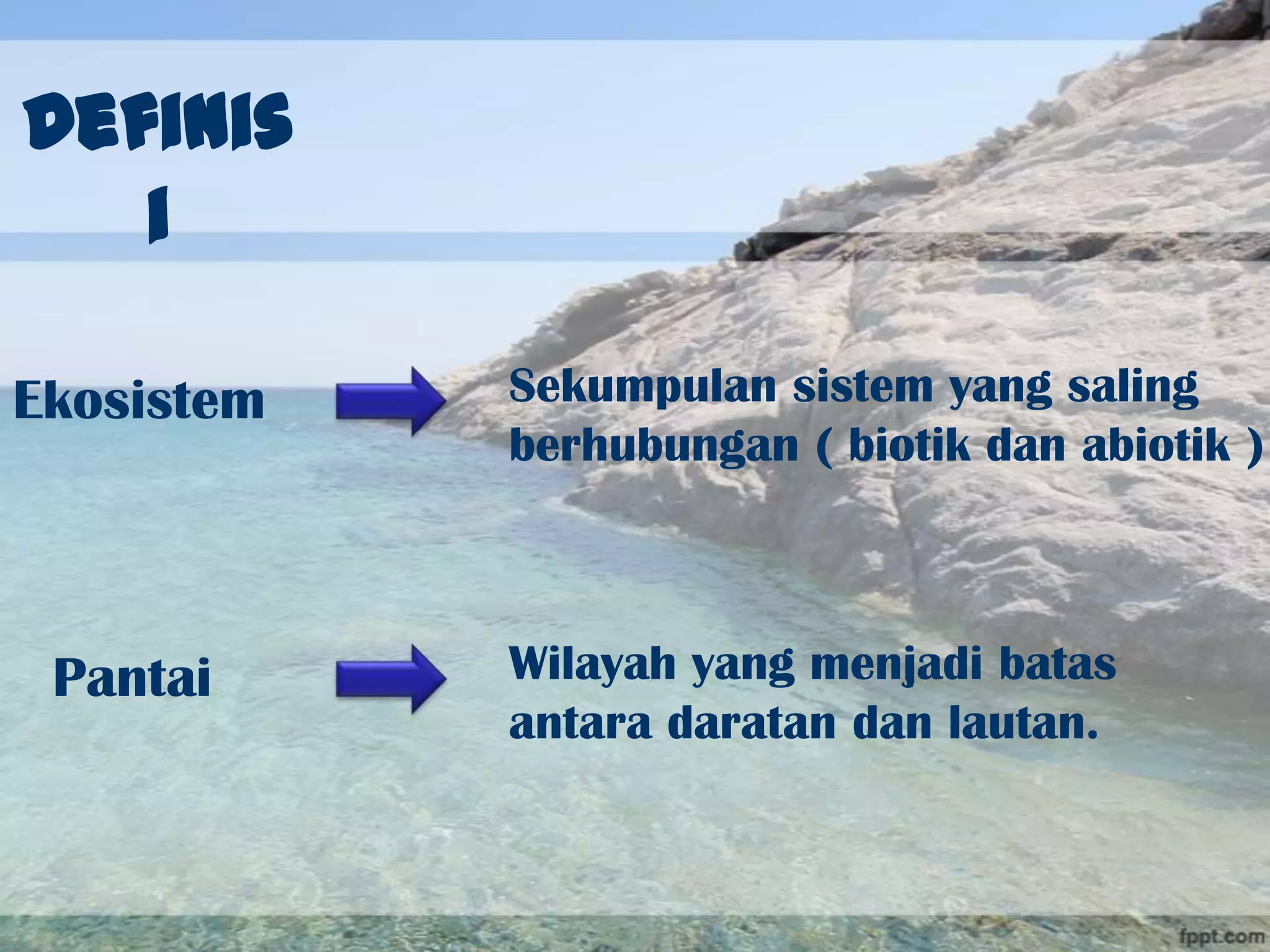 Ekosistem Pantai & Terumbu karang | PPTX