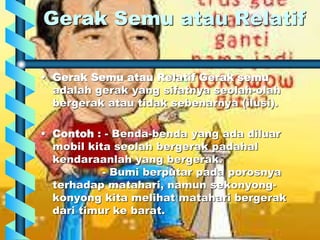 Gerak kelas 7 | PPTX