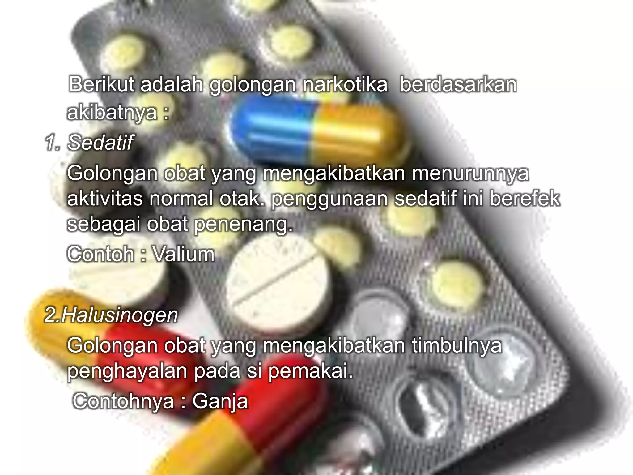 Pengaruh Psikotropika Dan Narkotika Pada Sistem Koordinasi | PPTX