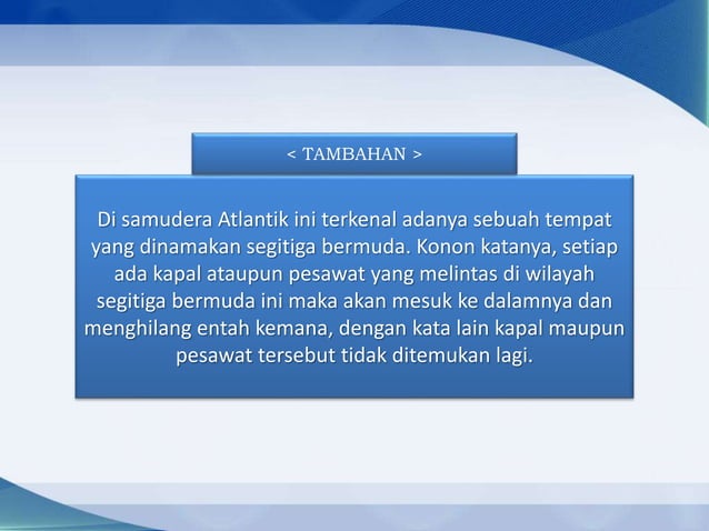 Samudra Atlantik | PPTX