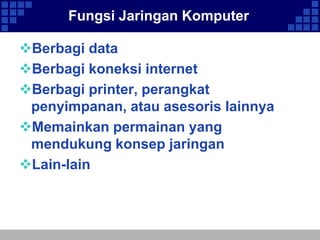 Tugas Pengantar TI (jaringan komputer) | PPTX