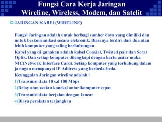 Tugas Pengantar TI (jaringan komputer) | PPTX