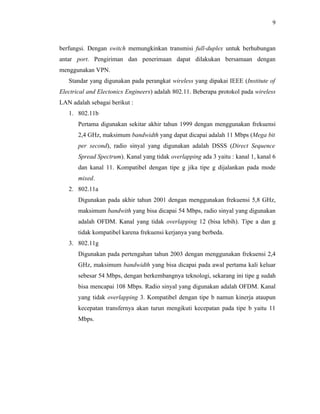 Tugas jaringan komputer wireless lan2 | PDF