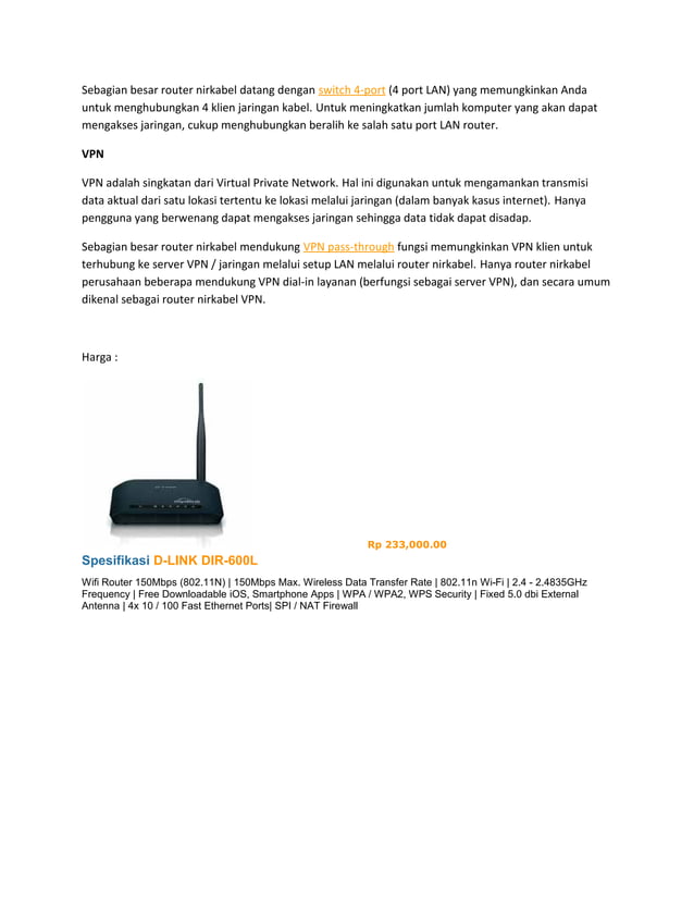 Pengertian Wireless dan Contohnya | PDF