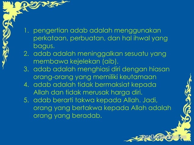 Adab terhadap Al-Qur'an | PPTX