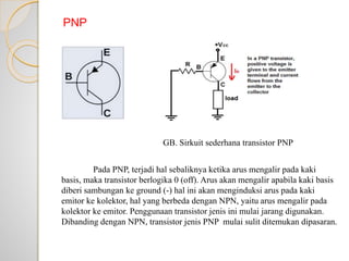 Tugas Karakteristik Transistor | PPTX